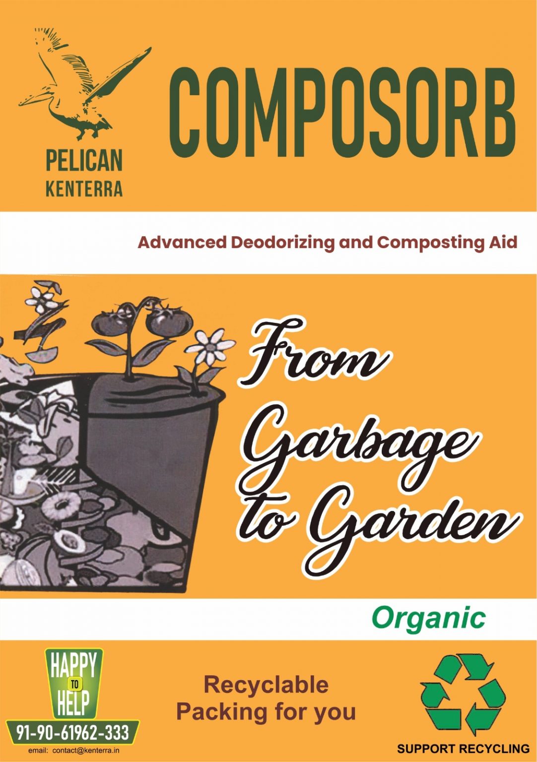 Composorb – Composting Accelerator/Inoculum – Pelican Kenterra